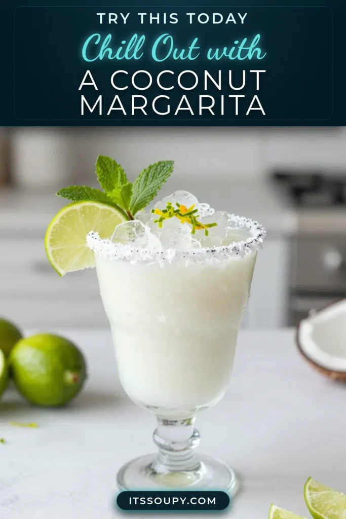 White Christmas Margarita Refreshing Holiday Cocktail - Its Soupy