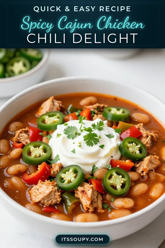 Cajun White Chicken Chili Savory and Hearty Recipe - Its Soupy